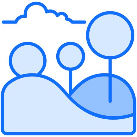 Landscape Generic Blue Icon