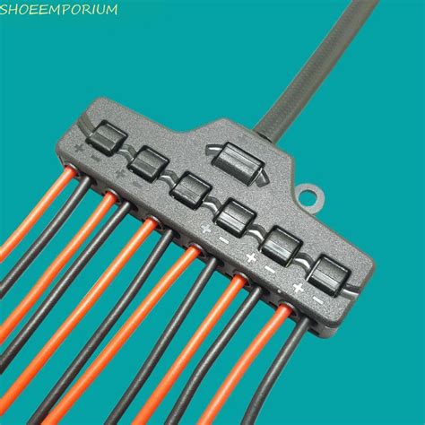 Shoeemporium Splitter 1 In 6 Out Quick Connector เชื่อมต่ออย่างรวดเร็ว Push Terminals Post