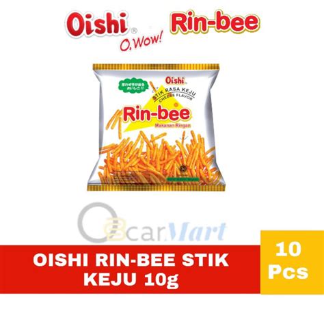 Oishi Rinbee Cheese Sticks Renceng Contains 10 Oscarmart Shopee Malaysia