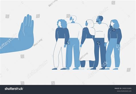 Discrimination Workplace Restricting Closing Borders Global Stock