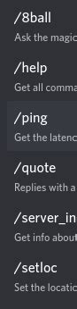 Python How To Change The Order Of Discord Py Slash Commands Stack Overflow