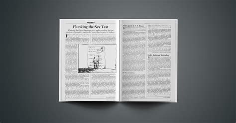 Flunking The Sex Test Christianity Today