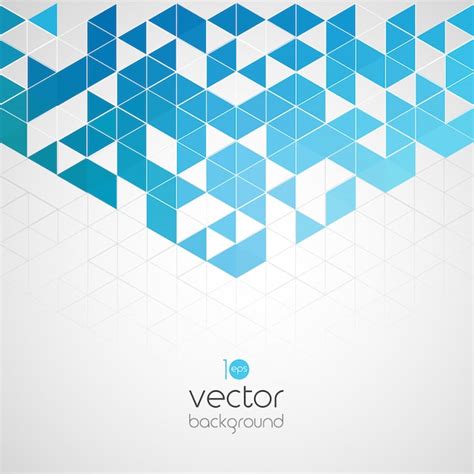 삼각형 추상적 인 기하학적 배경 프리미엄 벡터