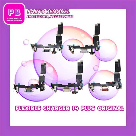 Jual FLEXIBLE KONEKTOR CHARGER MIC PLUS ORIGINAL Shopee Indonesia