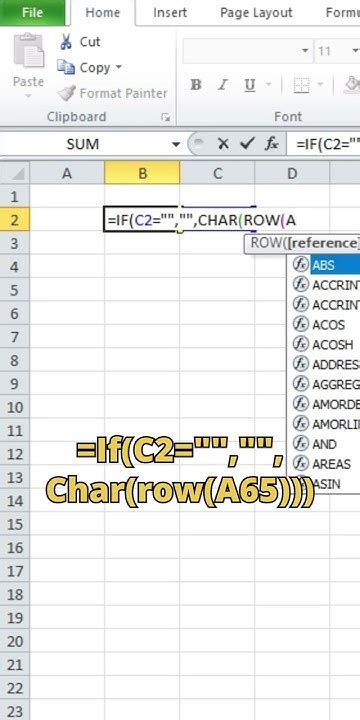 Excel Trick Shorts Excelformula Youtube