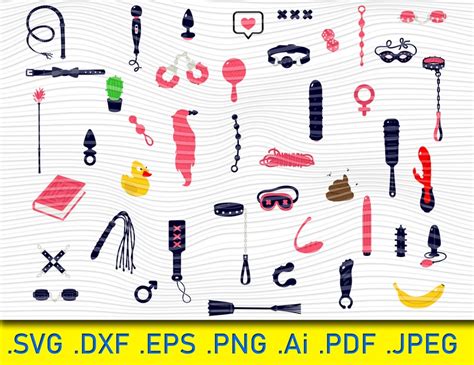 43 Sex Toys Toys Adults Pleasure Instruments Sexual Things Svg