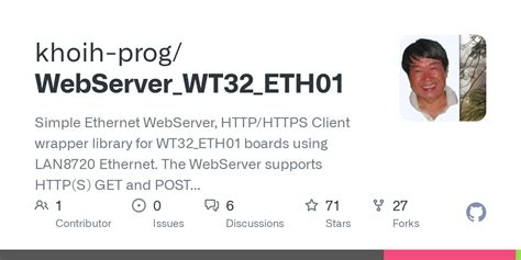 Github Khoih Progwebserverwt32eth01 Simple Ethernet Webserver