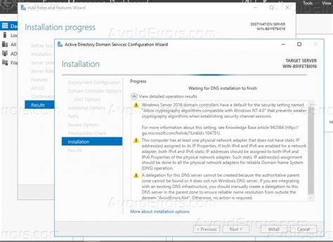 Install Active Directory AD In Windows Server AvoidErrors