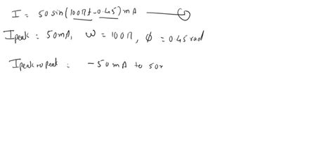 SOLVED Q13 The Instantaneous Value Of Current In An AC Circuit At Any Time T Seconds Is Given