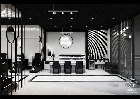Interior Design Thiet Ke Tiem Nail Interior Design Nail Salon