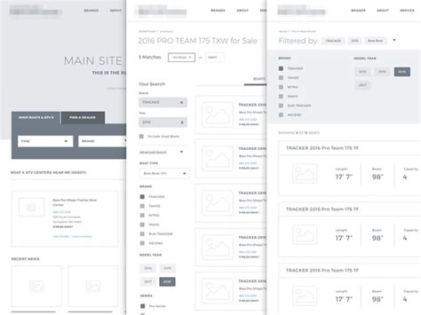 UI UX Wireframe Examples Design Analysis Vandelay Design