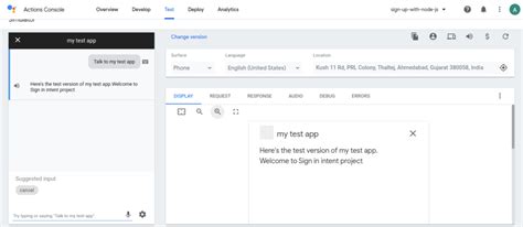 Dialogflow Tutorial Account Linking In Dialogflow Using Nodejs