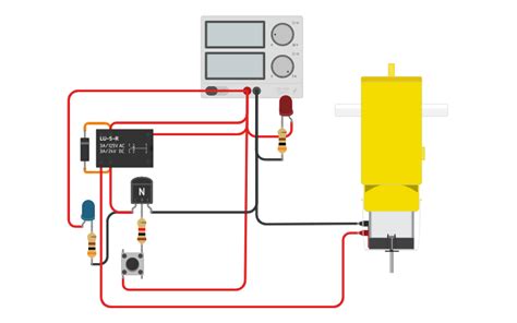 Circuit Design Relay Module Tinkercad
