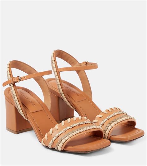 Sofia Leather Sandals In Brown Ulla Johnson Mytheresa