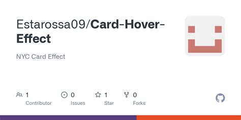 Github Estarossa09card Hover Effect Nyc Card Effect