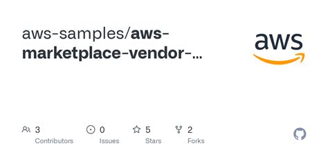 Github Aws Samplesaws Marketplace Vendor Insights