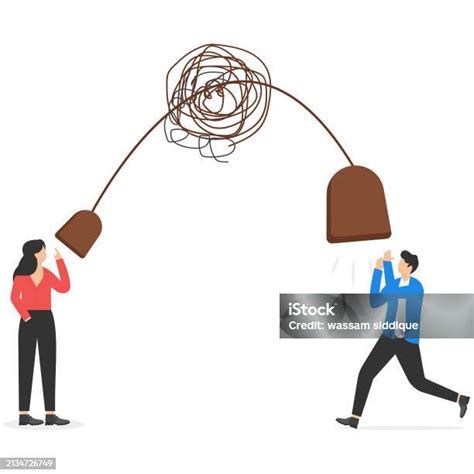 Bad Communication Misunderstanding Create Confusion In Work