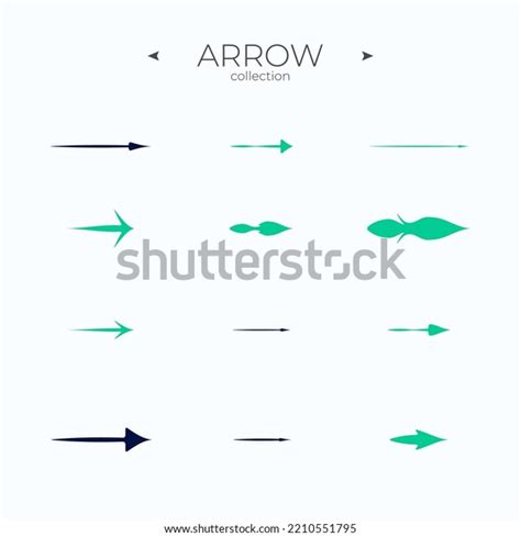 Simple Set Arrow Icons Smooth Arrow Stock Vector Royalty Free