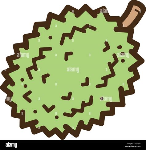 Durian Image Stock Vector Images Alamy