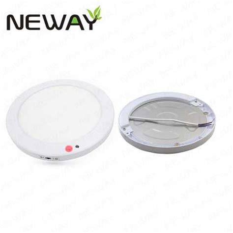 Pir Motion Sensor Super Slim Round Led Panel Light 18w Magnet Mounted