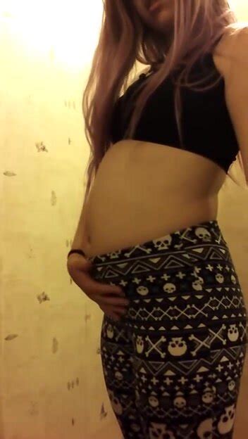 Girl Gets An Inflated Belly