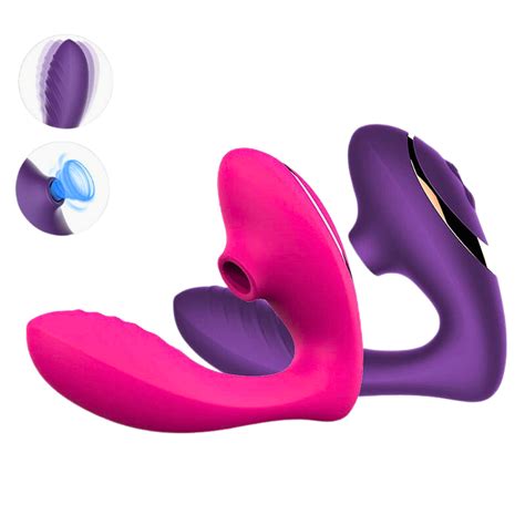 Vibrador E Sugador De Clitóris Feminino Sexual Recarregável Com 10