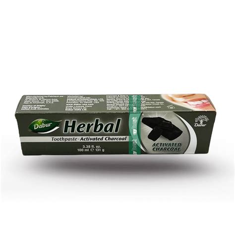 Dabur Herbal Charcoal Toothpaste Deep Clean And Fresh Breath Mall Ko