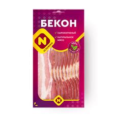 Бекон сырокопчёный «Останкино» нарезка, 180 г — купить с доставкой из ...