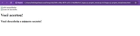 [dúvida] o arquivo index não abre no chrome lógica de programação