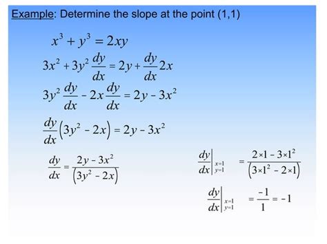 4 1 Implicit Differentiation Ppt