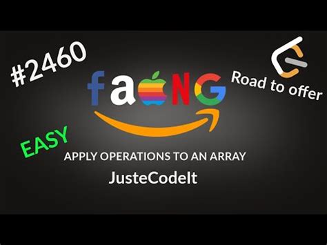 Apply Operations To An Array Leetcode Python YouTube