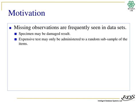 Ppt Mixture Model Clustering For Mixed Data With Missing Information Powerpoint Presentation