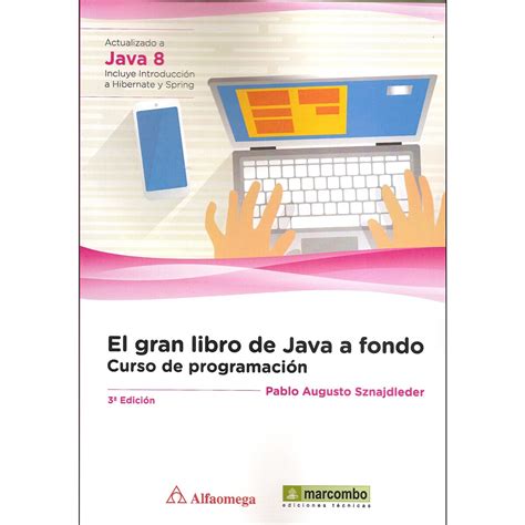 El Gran Libro De Java A Fondo Curso De Programación3º Edición Tapa