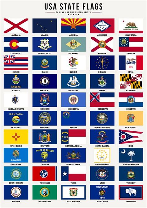 Usa State Flags By Zapista Ou Us States Flags American State Flags