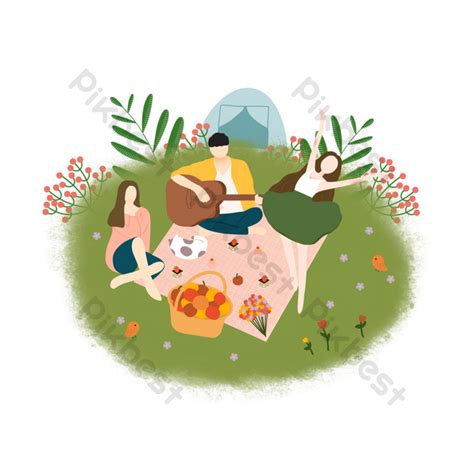 Spring Camping Outing Classmate Friends Youth Png Spring Png Images Psd Free Download Pikbest