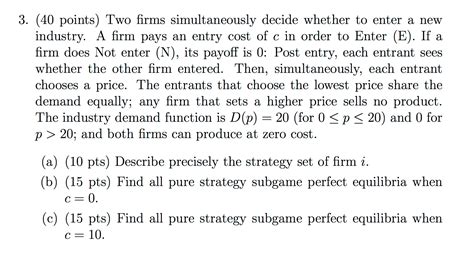 This Is A Game Theory Question Which I Find Very