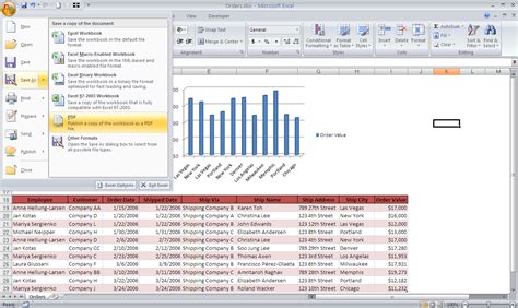 MS Excel Made Easy MS Excel 2007 Save As PDF