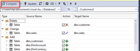 Ways To Compare And Find Differences For SQL Server Tables And Data