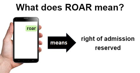 Roar What Does Roar Mean