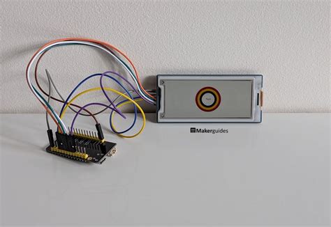 4 Color E Paper Display With Esp32
