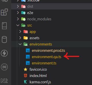 How Do I Create A Custom Ng Build Qa Angular Stack Overflow