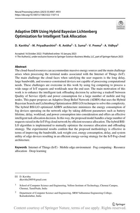 Adaptive DBN Using Hybrid Bayesian Lichtenberg Optimization For Intelligent Task Allocation