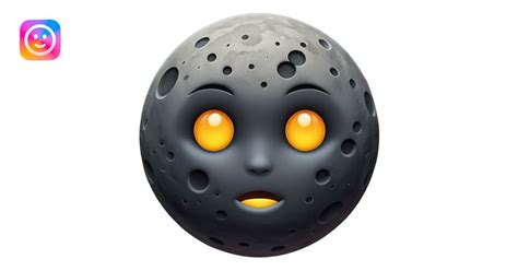 Dark Moon With No Face On Emoji Ai Emoji Generator