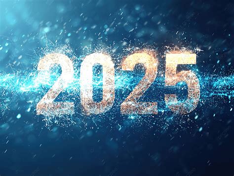 2025 Theme Text Effect Background Happy New Year Party Christmas Background Image And
