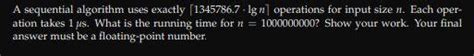 solved a sequential algorithm uses exactly d1345786 7 · lg