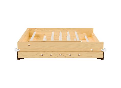 Wood Drying Rack Drawer Rev A Shelf
