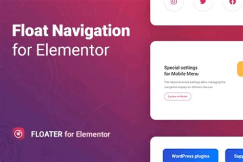 floater sticky navigation menu for elementor deal quokka