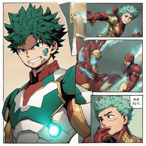 Izuku Midoriya As Iron Man By Heroesoop On Deviantart