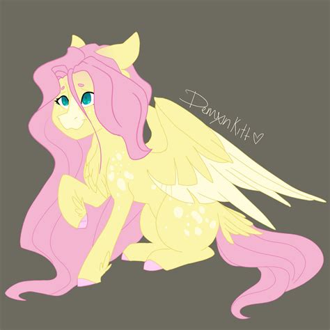 Fluttershy Redesign By Bhubblemilk On Deviantart