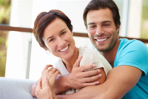 Happy Times Together Portrait Of An Affectionate Married Couple At Home Stock Image Image Of